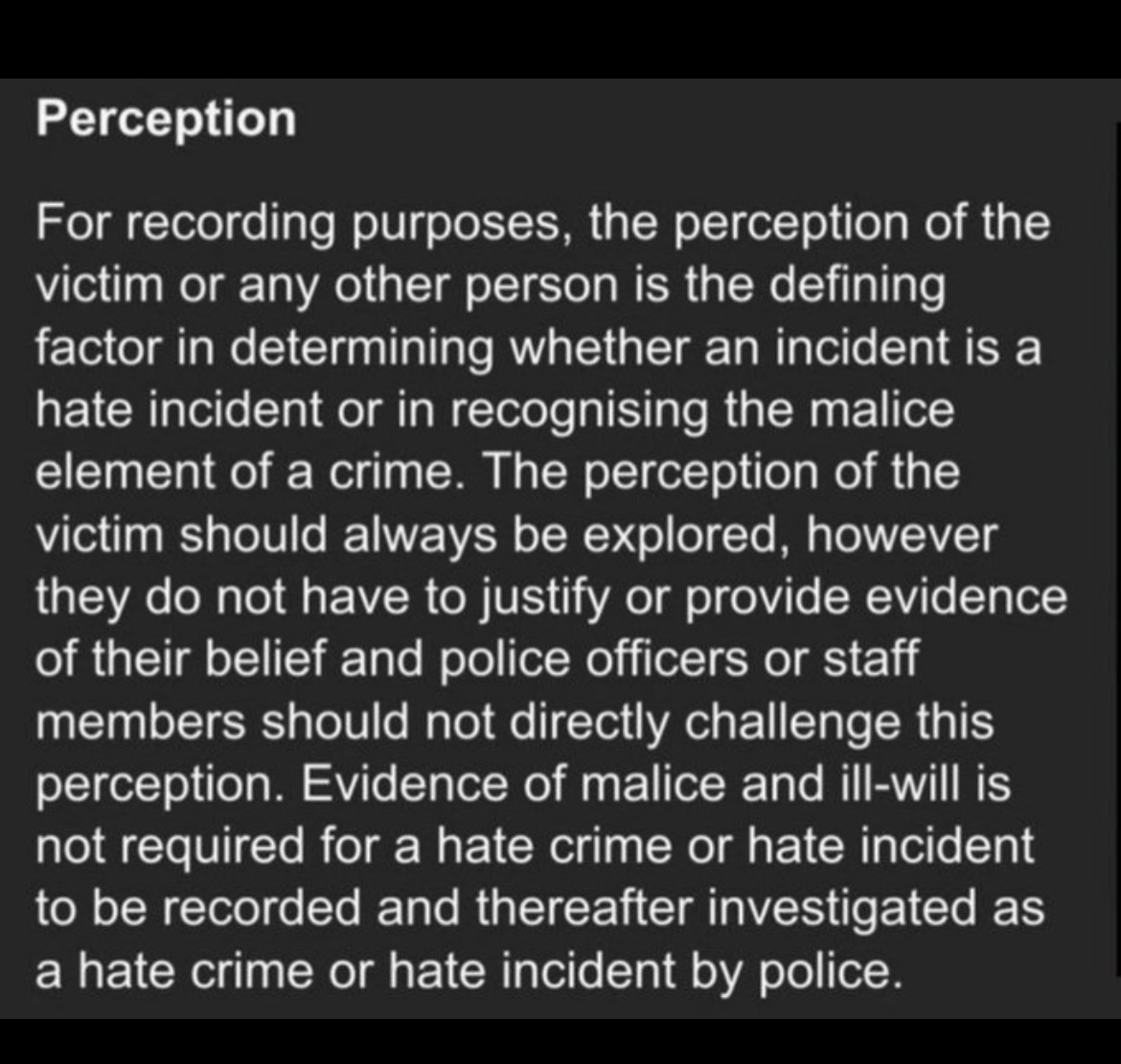 Non-hate Crime and Its Impact on Innocent Lives Dorcas Eatch